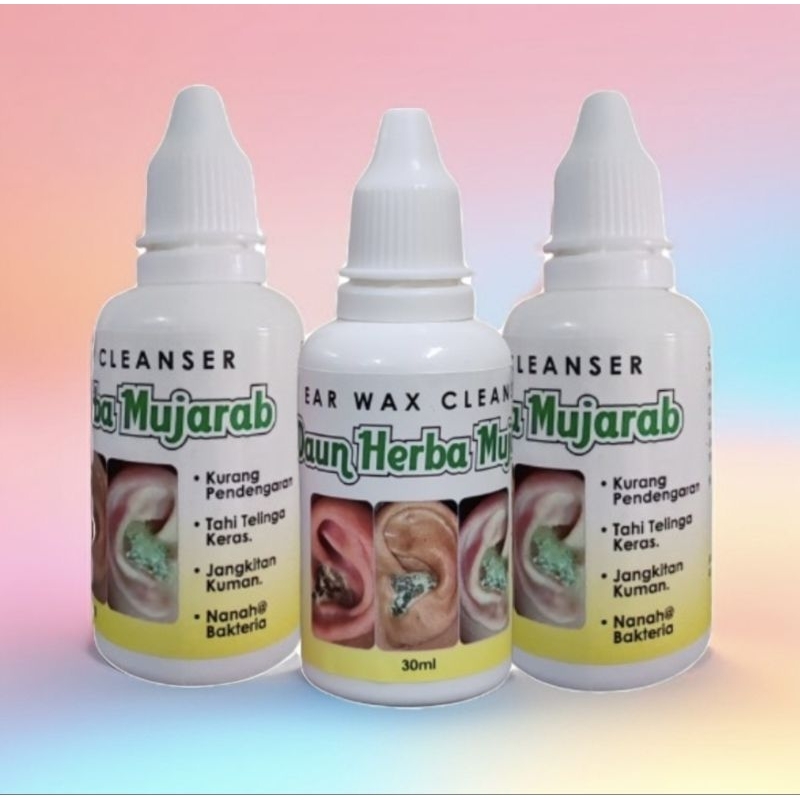 Earwax Cleanser Ubat Pencuci Telinga Daun Herba Mujarab 30ML (1 Family ...
