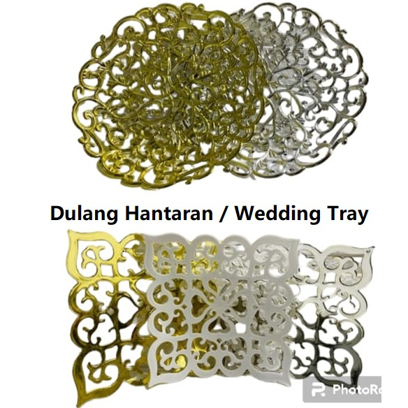Dulang Murah/Dulang buah/dulang sirih/Dulang silver gold white | Shopee ...