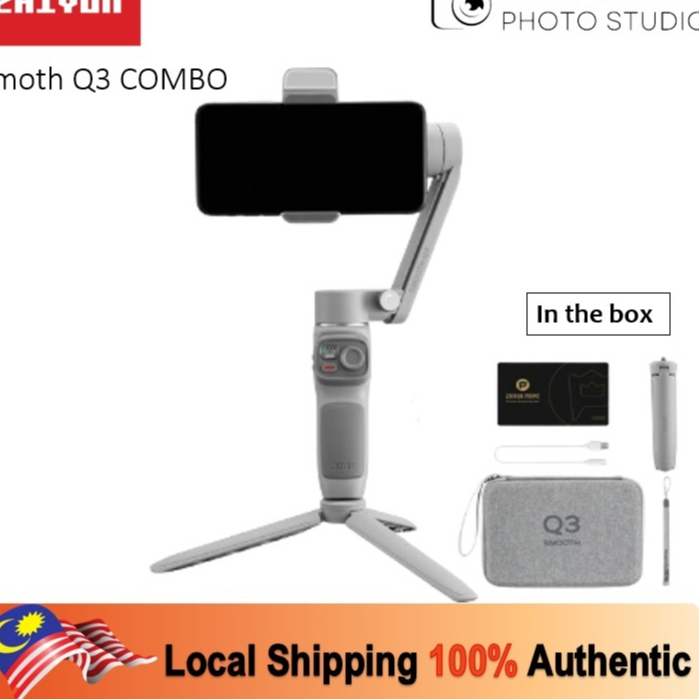 ZHIYUN SMOOTH Q3 Smartphones Gimbal 3-Axis Flexible Phone Handheld | Shopee Malaysia