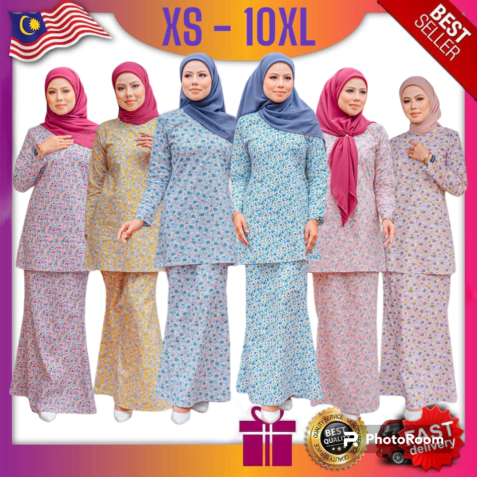 KURUNG COTTON MINI MODEN SIZE XS - 10XL PLUS SIZE DADA 60 CORAK/DESIGN ...