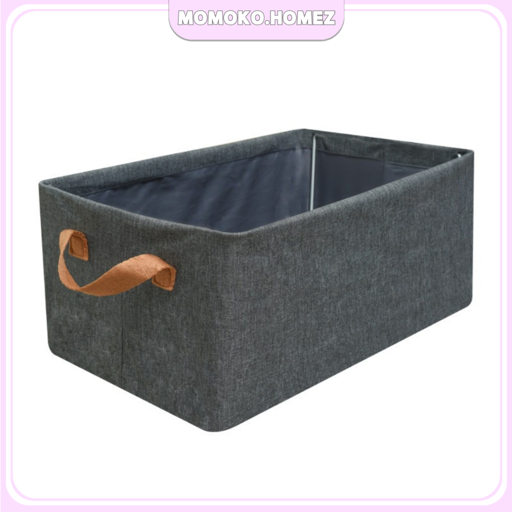 Clothes Storage Box Household Organization Box Pants Fabric Linen ...