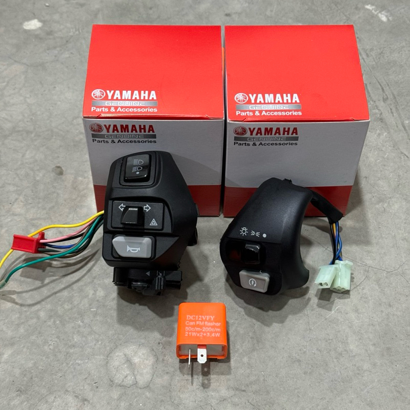Yamaha Indonesia Handle Switch Double Signal With Adjustable Relay LH ...