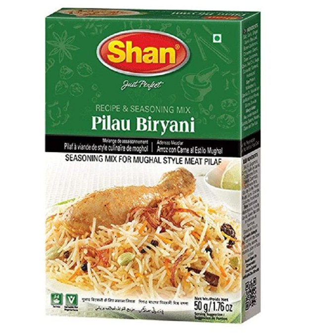 Shan Masala Pilau Biryani Mix 50g (Rempah Briyani Pilau) | Shopee Malaysia