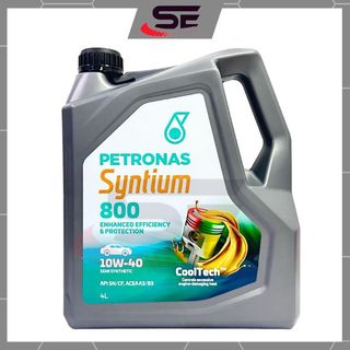 PETRONAS Engine Oil 10w40 Semi Synthetic Syntium 800 4Litre Minyak ...