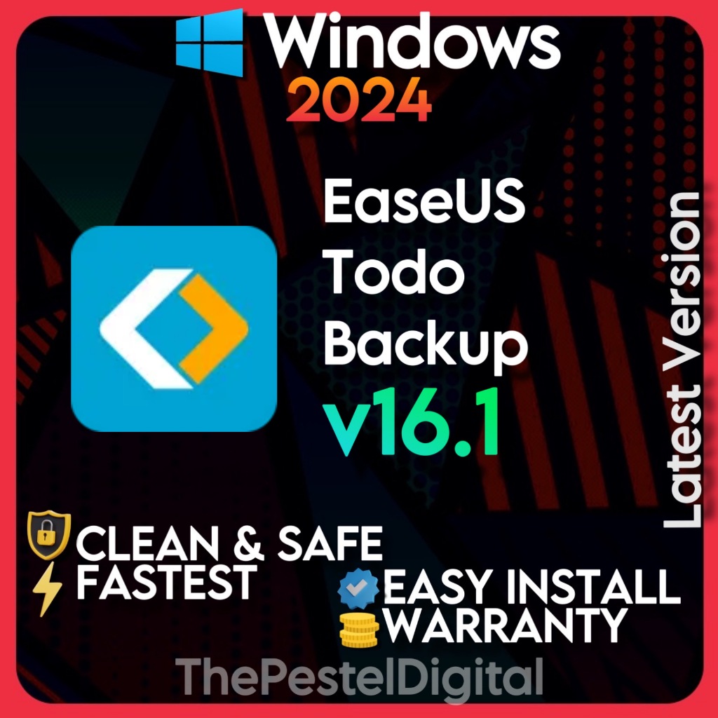 EaseUS Todo Backup Lifetime Latest Full Version || Windows || 2024 ...