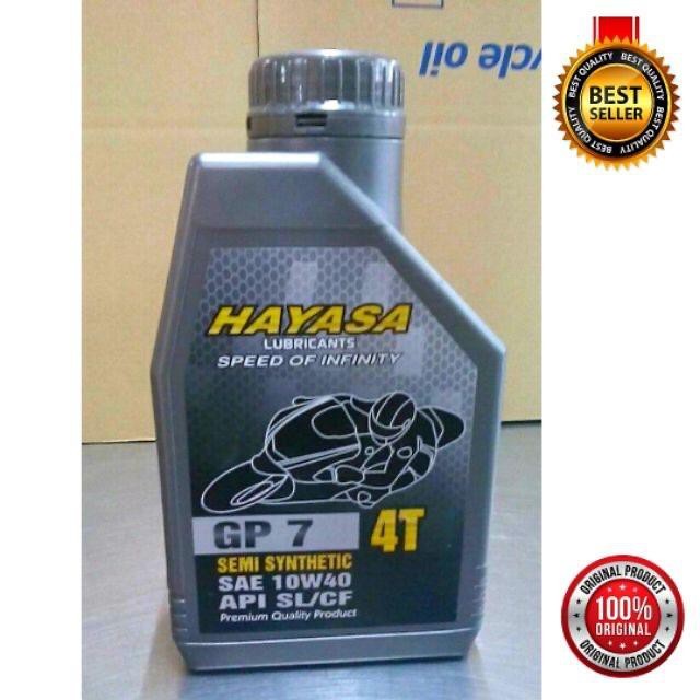 HAYASA SAE 10W-40 SEMI SYNTHETIC | Shopee Malaysia