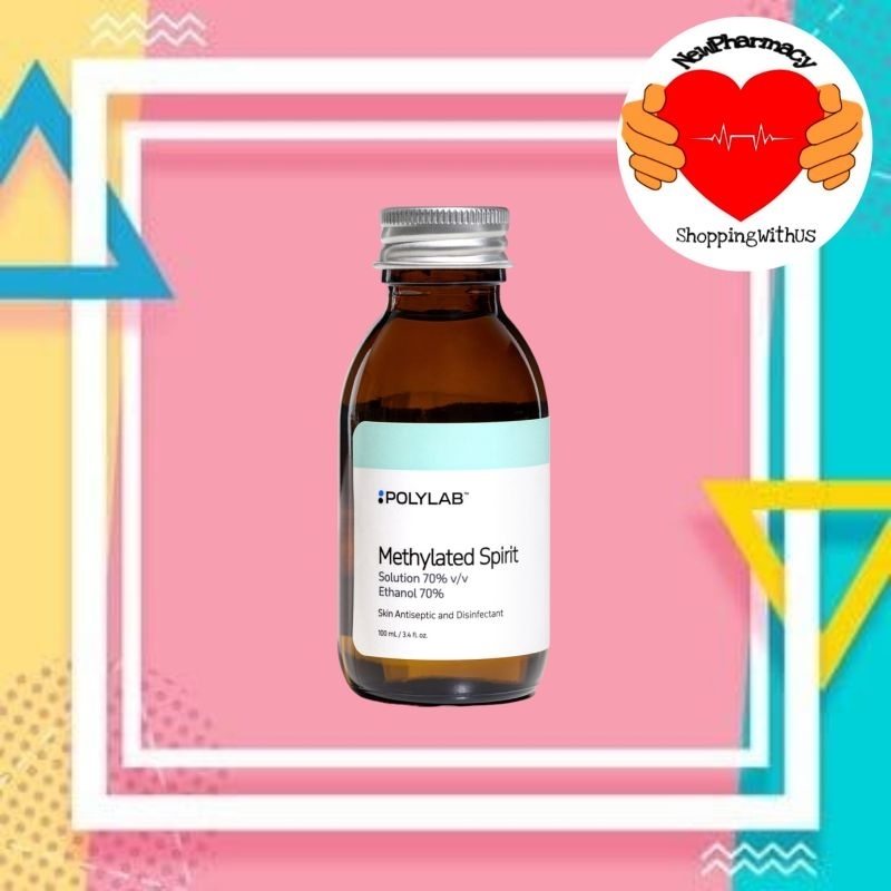 Polylab Methylated Spirit 100ml 95%V/V (Exp-02/2025) | Shopee Malaysia
