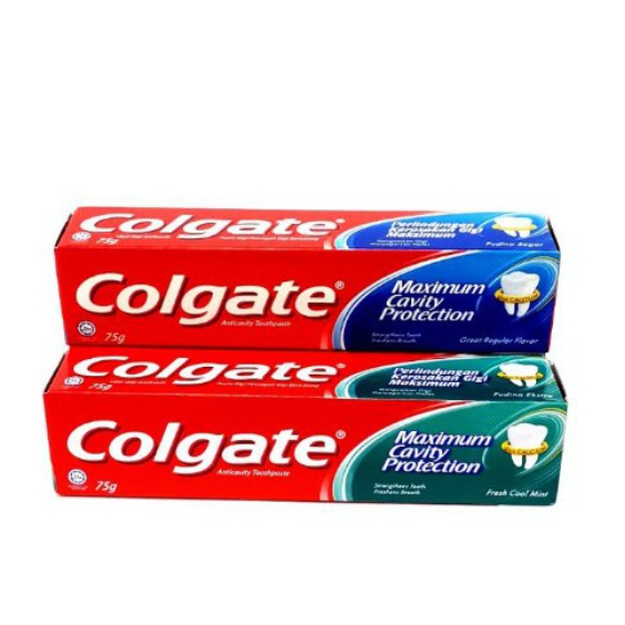 Colgate Fresh Cool Mint / Great Regular Flavour Toothpaste 75g | Shopee ...