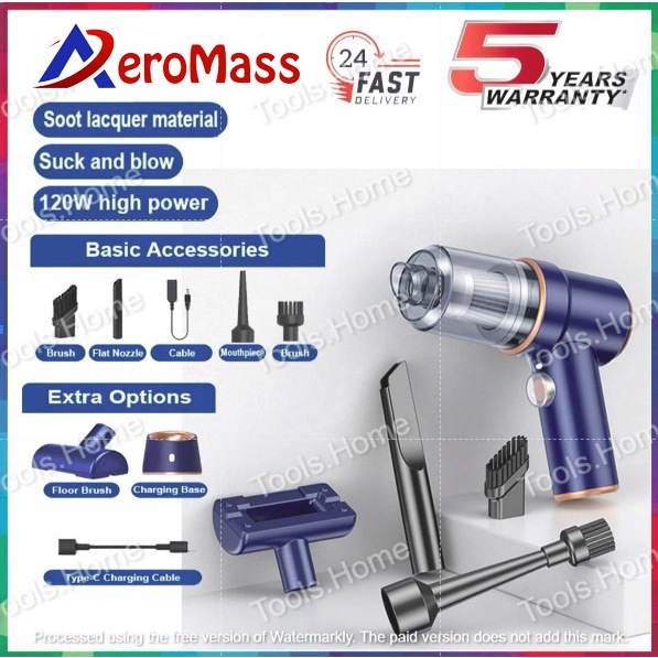 AEROMASS 3 in 1 cordless 15000PA vacuum cleaner Air Duster Wireless ...