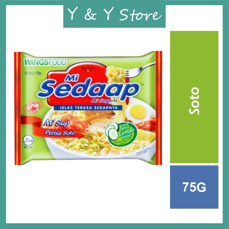 Mi Sedaap/Mee Sedap Asli / Krispi / Sambal /Bawang / Stimewa / Soto ...