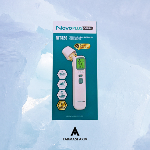 NOVOPLUS FOREHEAD & EAR INFRARED THERMOMETER (NIT320) 3 YEARS WARRANTY ...