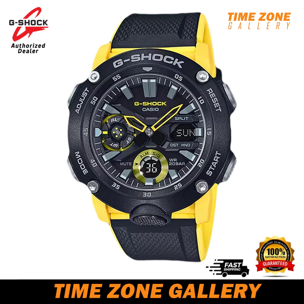 Casio G-Shock GA-2000-1A9 Black Resin Strap Men Watch GA-2000-1A9DR/GA ...