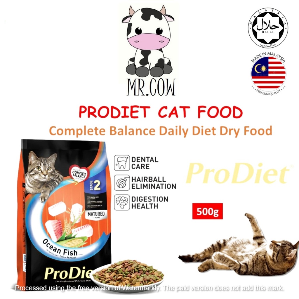 ProDiet Cat Food Ocean Fish (500g) | Shopee Malaysia