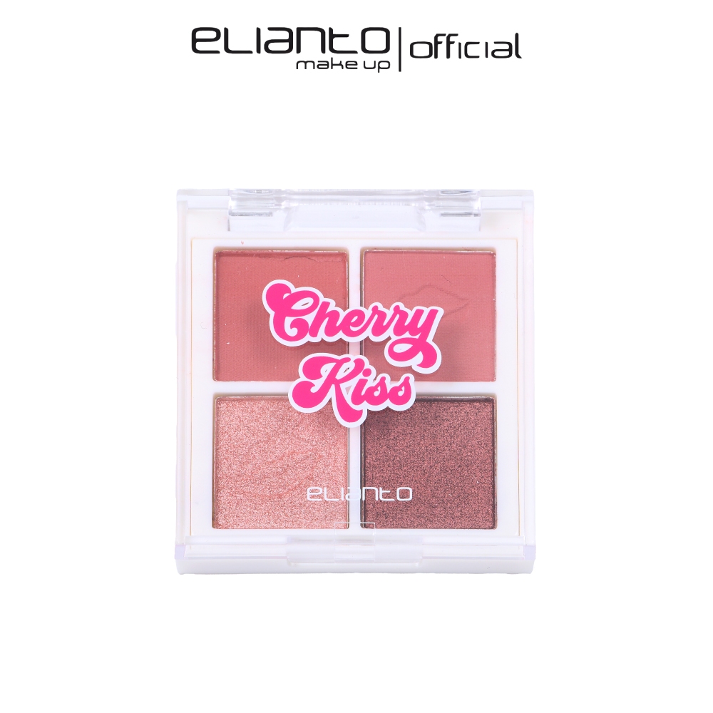 Elianto Eyeshadow Palette – Chocolate Chip, Cherry Kiss, Peachy Pie ...