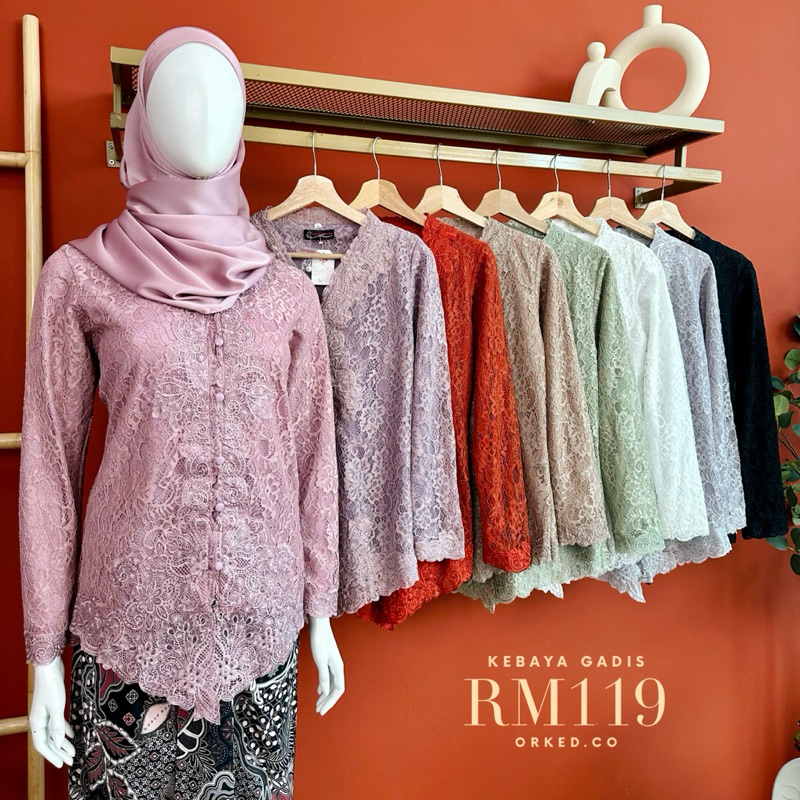 KEBAYA GADIS BY BUTIK ORKED.CO | Shopee Malaysia