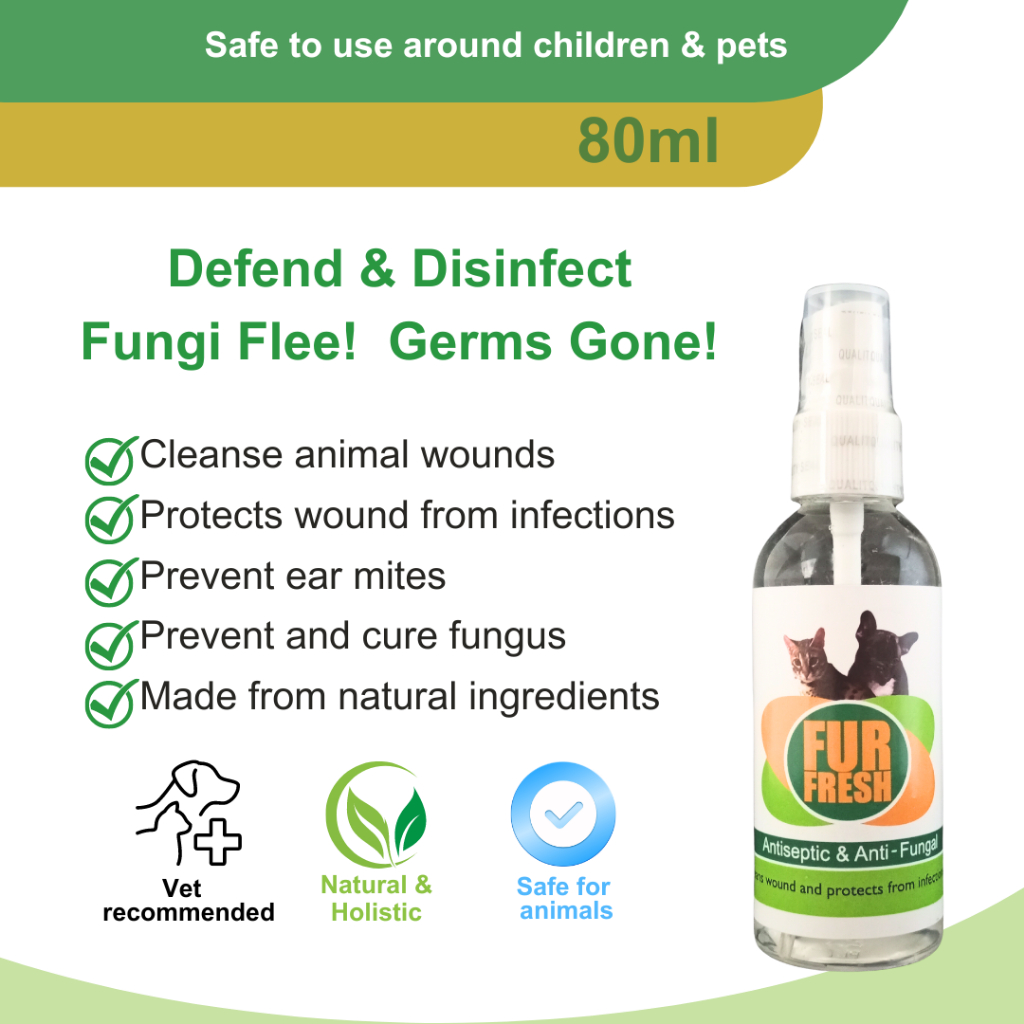 Fur Fresh Antiseptic & Anti-fungal Solution Spray | Antiseptic Solution ...