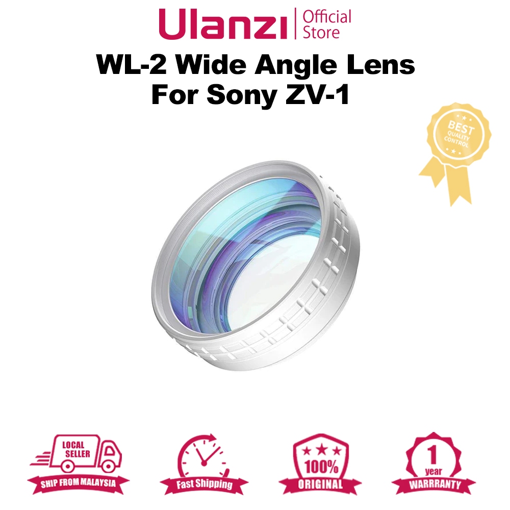 Ulanzi White WL-2 Wide Angle Lens/Micro Lens for Sony ZV-1 2437 | Shopee Malaysia
