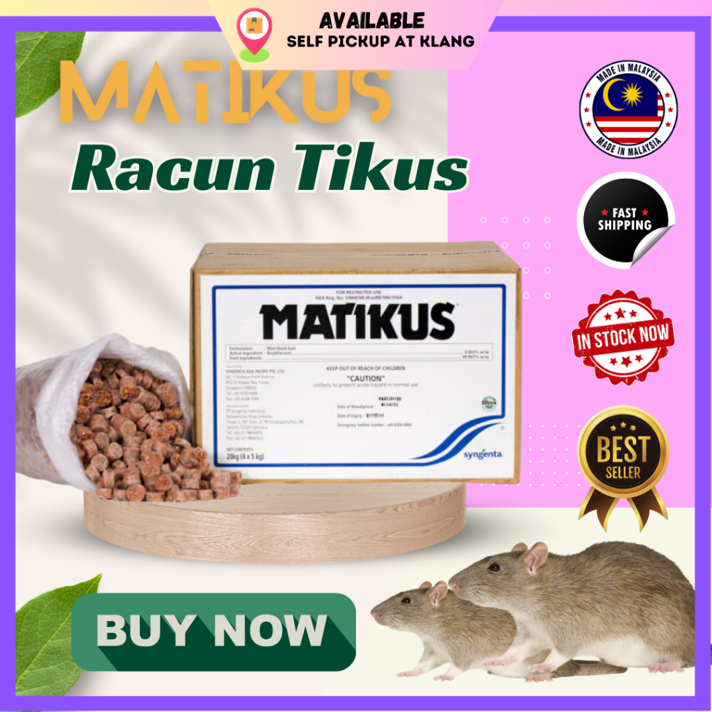 MATIKUS RACUN TIKUS pest control 20KG borong basmi tikus sawah gudang ...