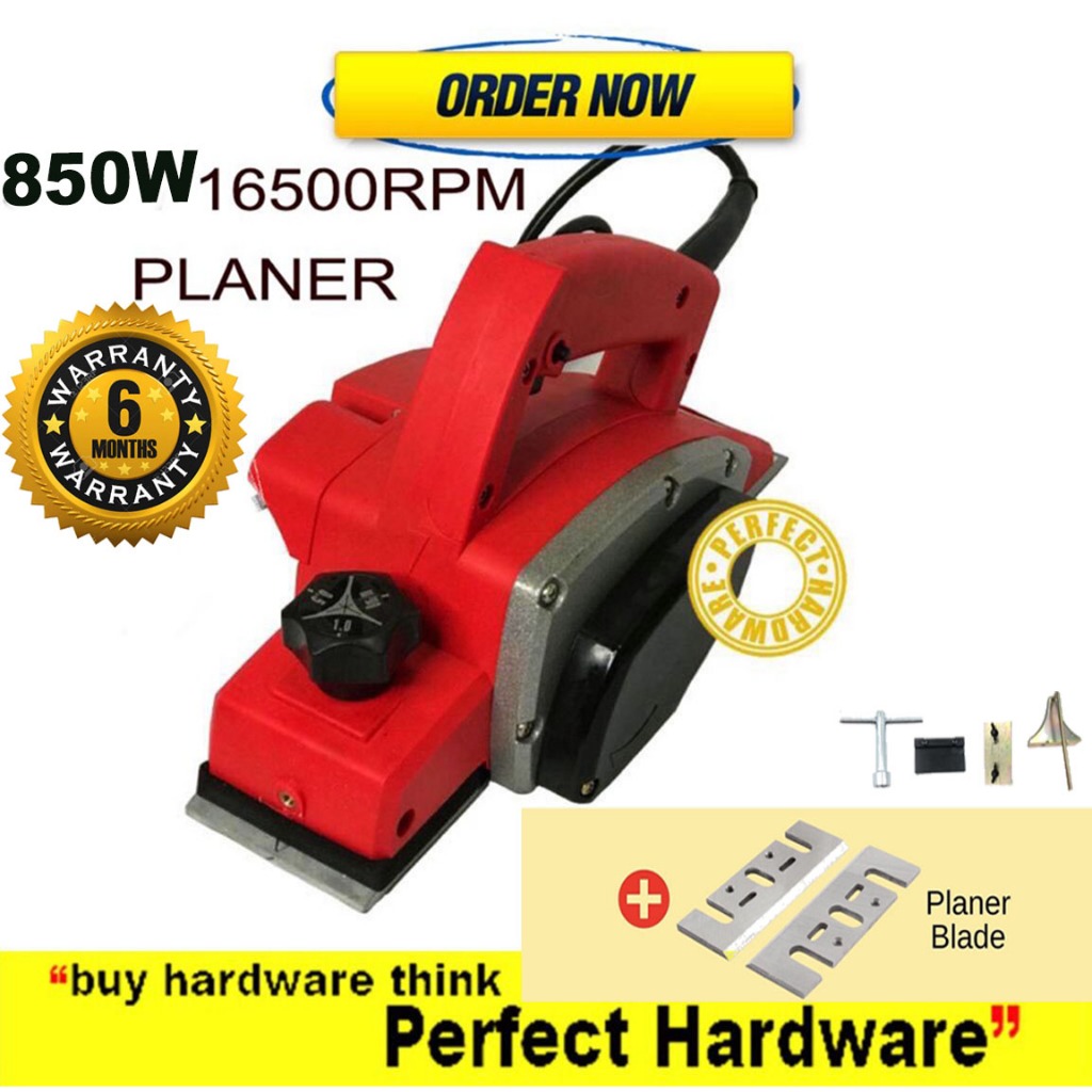 Perfect Hardware High 850W RPM 16500 - Electric PLaner Wood Planer ...