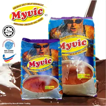 MYVIC Chocolate Malt Drink/ Minuman Perisa Coklat Produk Tempatan 1kg ...