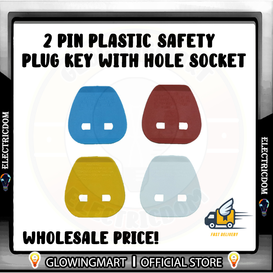 Plastic Safety Plug Key With Hole Socket 2 Pin 2 pin to 3 pin converter ...