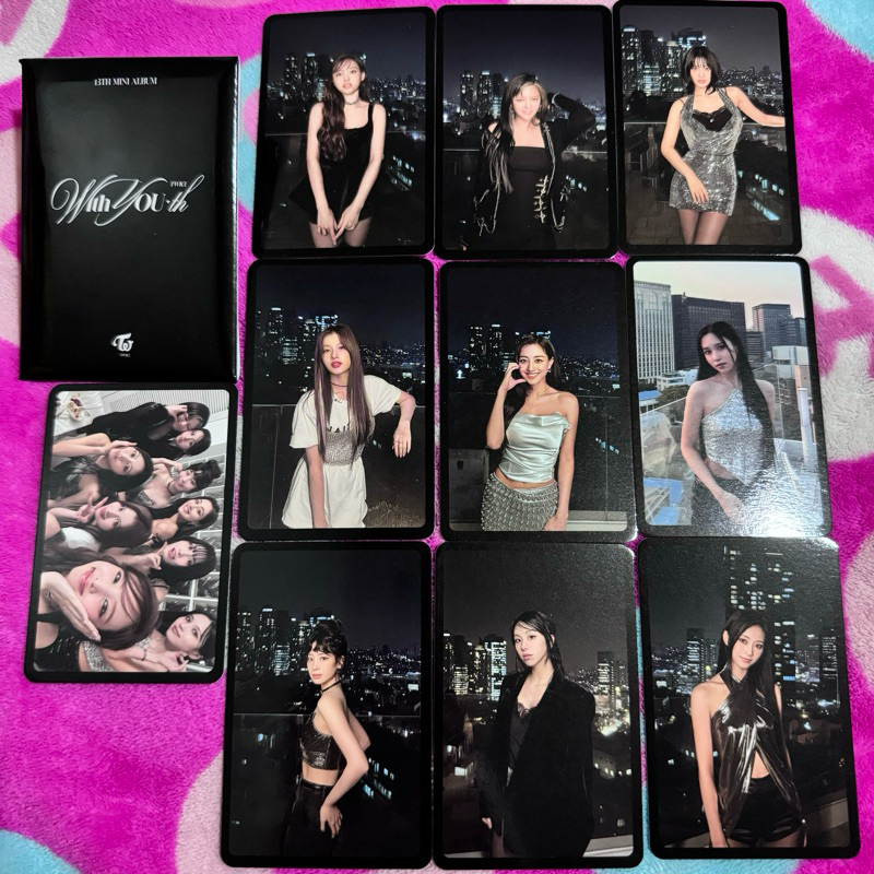 [LOOSE] TWICE 13th Mini Album With You-th Glowing Version Official Preorder Benefit Photocard PO ...