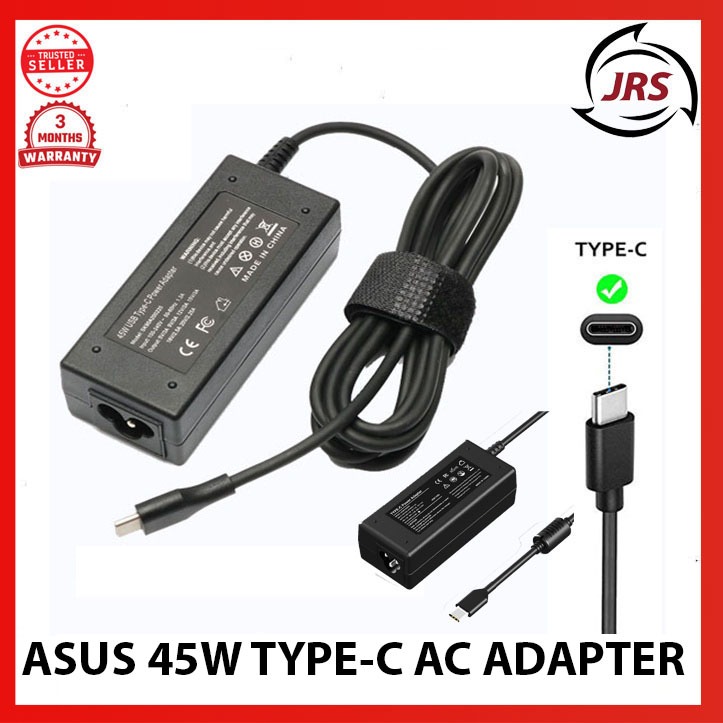 45W Type-C Laptop Charger for Asus Chromebook Flip C213 C213S C213SA C101PA C101P C101 3A 12V 3A ...