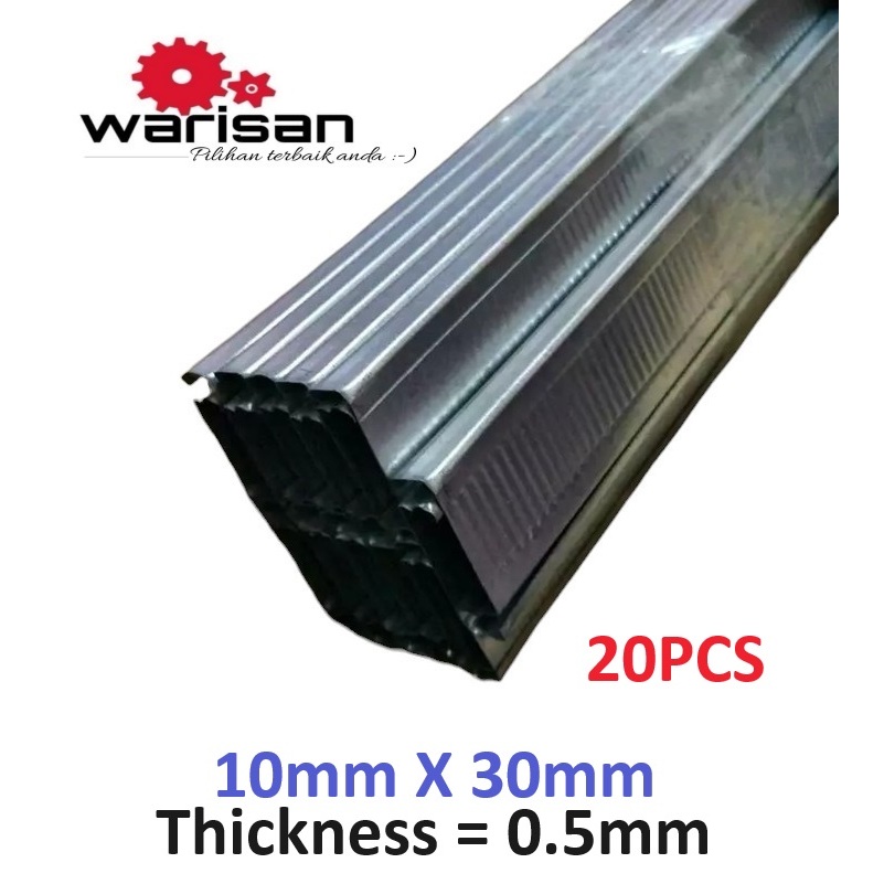 (20pcs) 6Ft|6Kaki Furring Channel/c channel (Ceiling)/Besi Siling ...