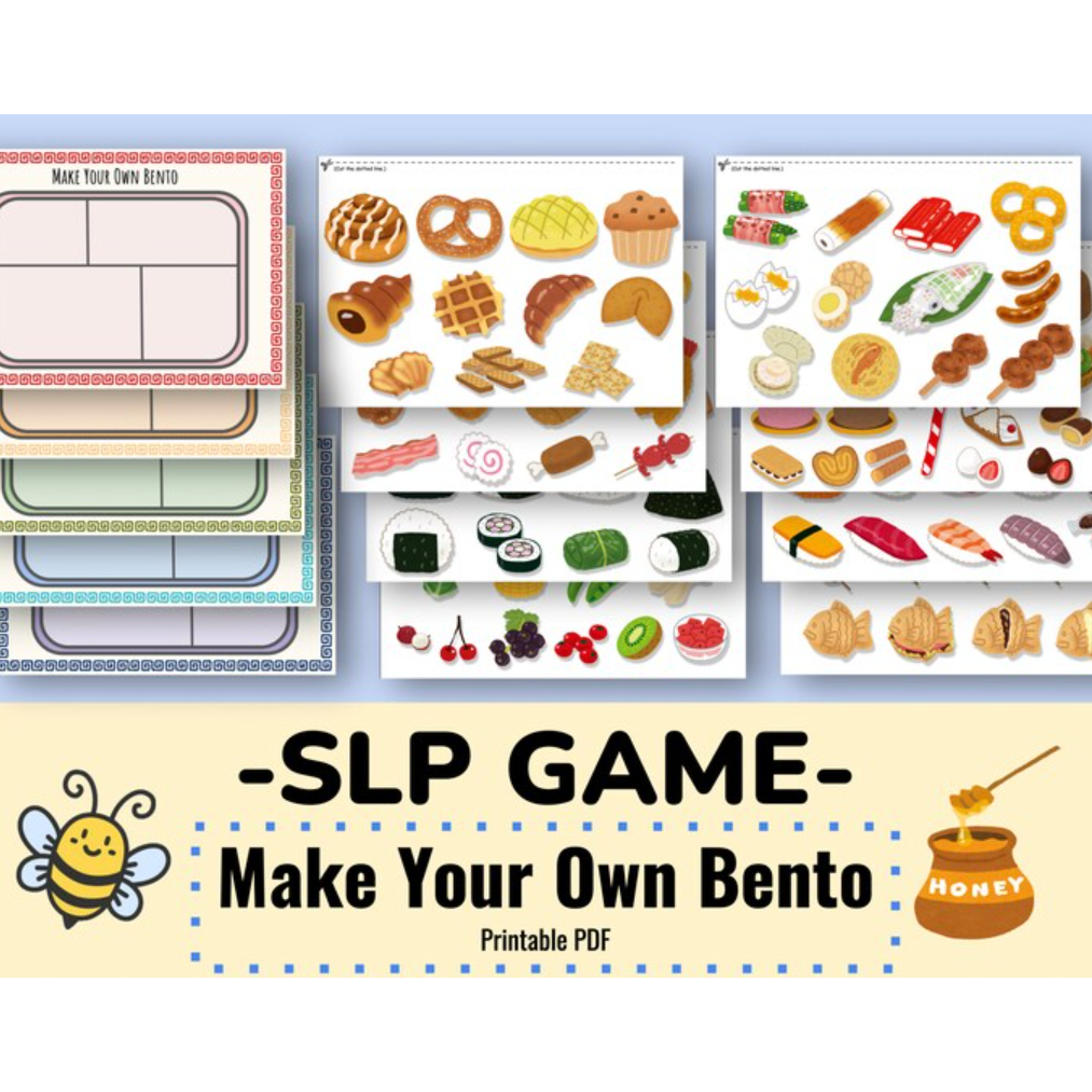 PDF] 087- Make Bento Game Build Activity Printable Montessori Toddler ...