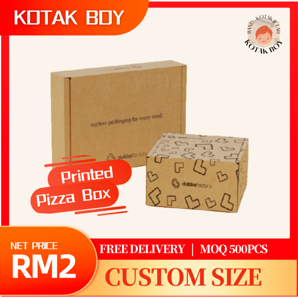Kotak Pizza Printing Gift Box Printing Printed Mail Box Kotak Printing ...