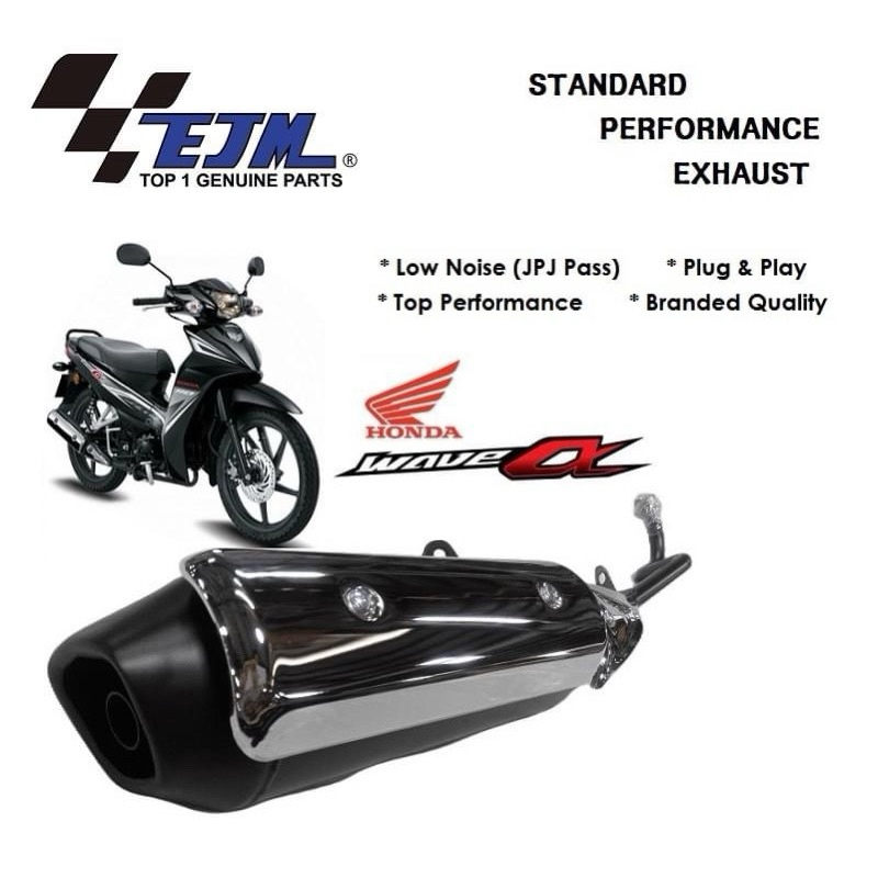 EJM WAVE ALPHA DX 28MM RACING EKZOS PIPE STD OPEN E POWER BELANG PIPE ...