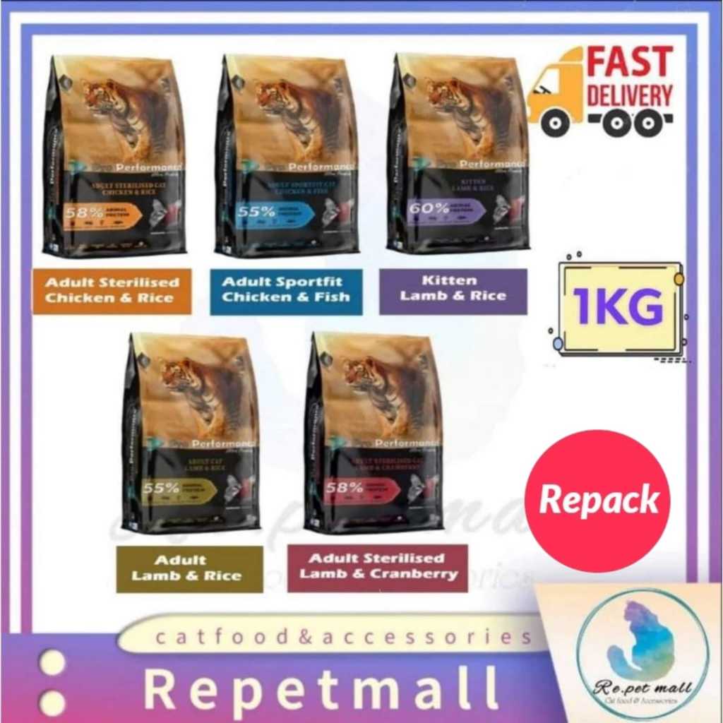 Pro Performance Ultra Premium 1KG Repack Low Grain( Kitten/Adult) Cat ...