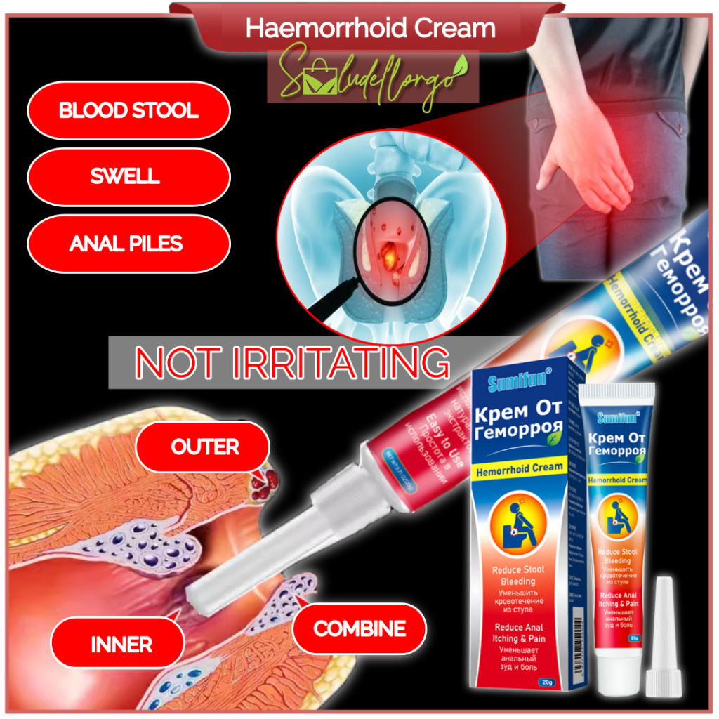 Hemorrhoids cream Krim Buasir Hemorrhoids spray Treatment of mixed internal and external ...