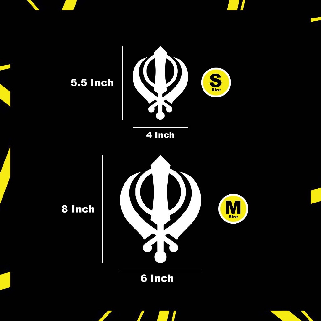 SIKH PUNJABI Symbol Sticker / K903 | Shopee Malaysia