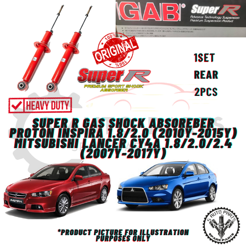 PROTON INSPIRA / MITSUBISHI LANCER CY4A 1.8/2.0/2.4 (REAR ) GAB SUPER R SPORT PREMIUM HEAVY DUTY ...