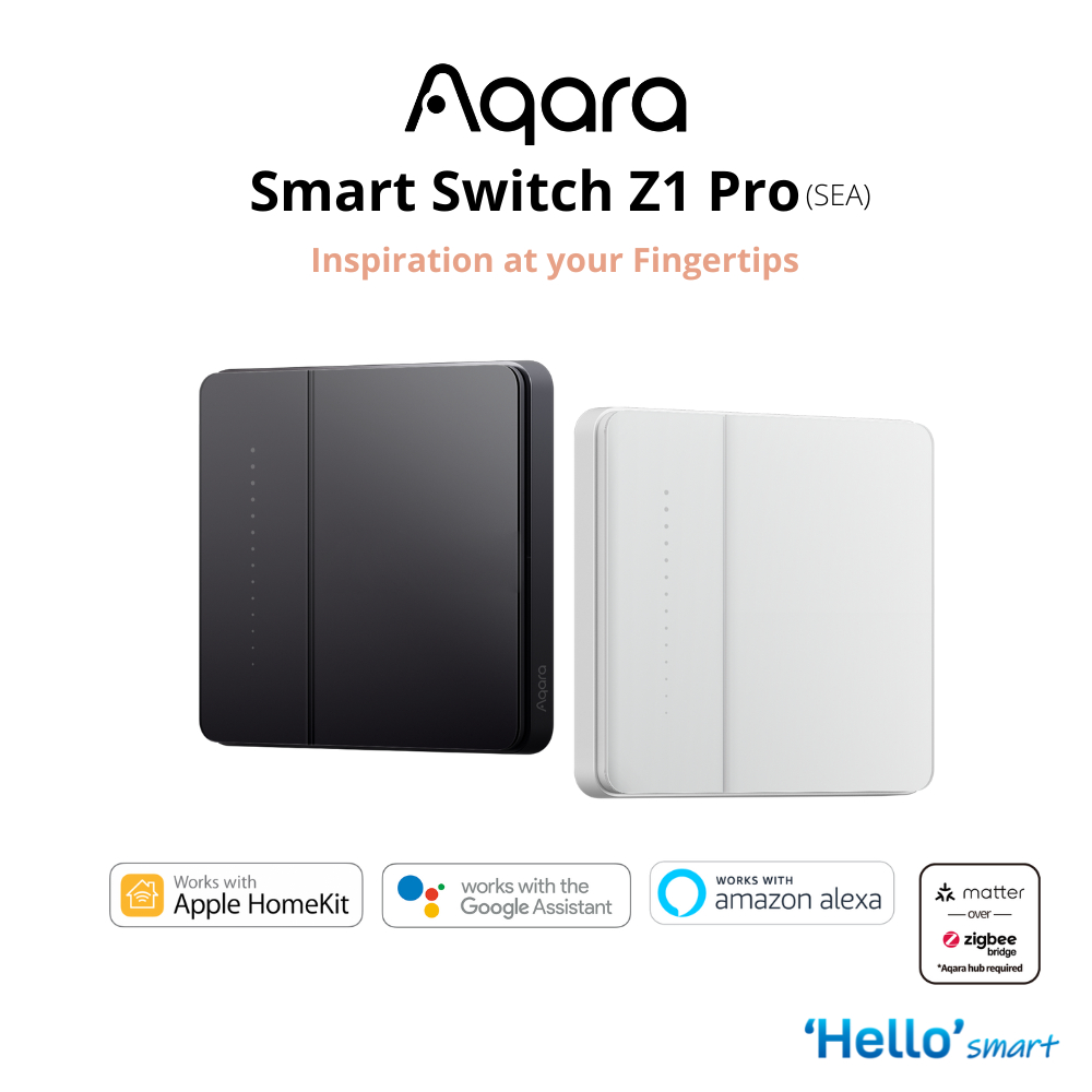 【Global Ver】Aqara Wall Switch Z1 Pro | Compatibility for No/With Neutral | Google, Alexa ...