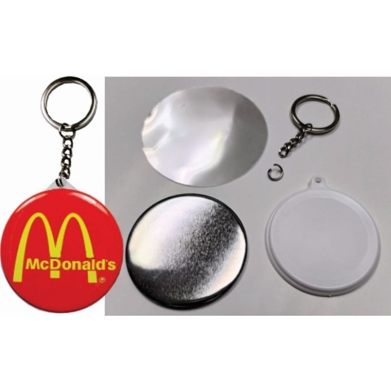 58mm Button Badges Keychain Material (100 sets) | Shopee Malaysia