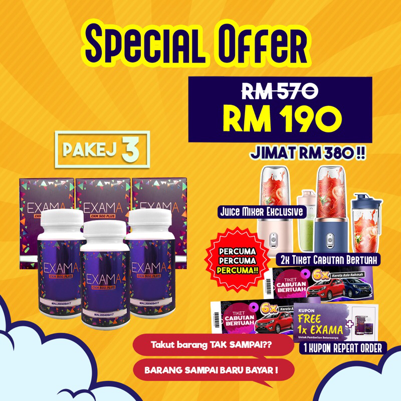 Exama Vitamin Original | Shopee Malaysia