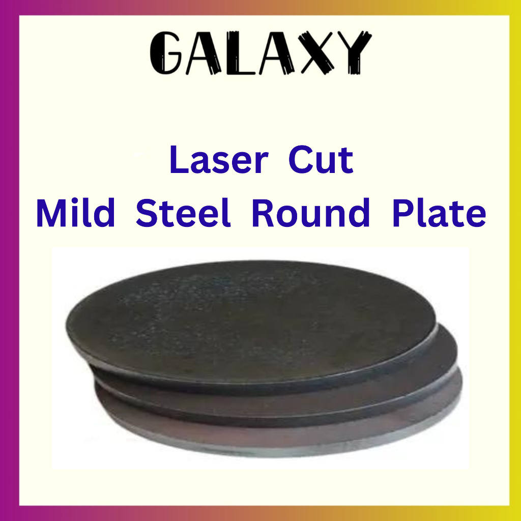 Laser Cutting Mild Steel Round Plate / 激光切割圆板 / Laser Cutting Carbon ...