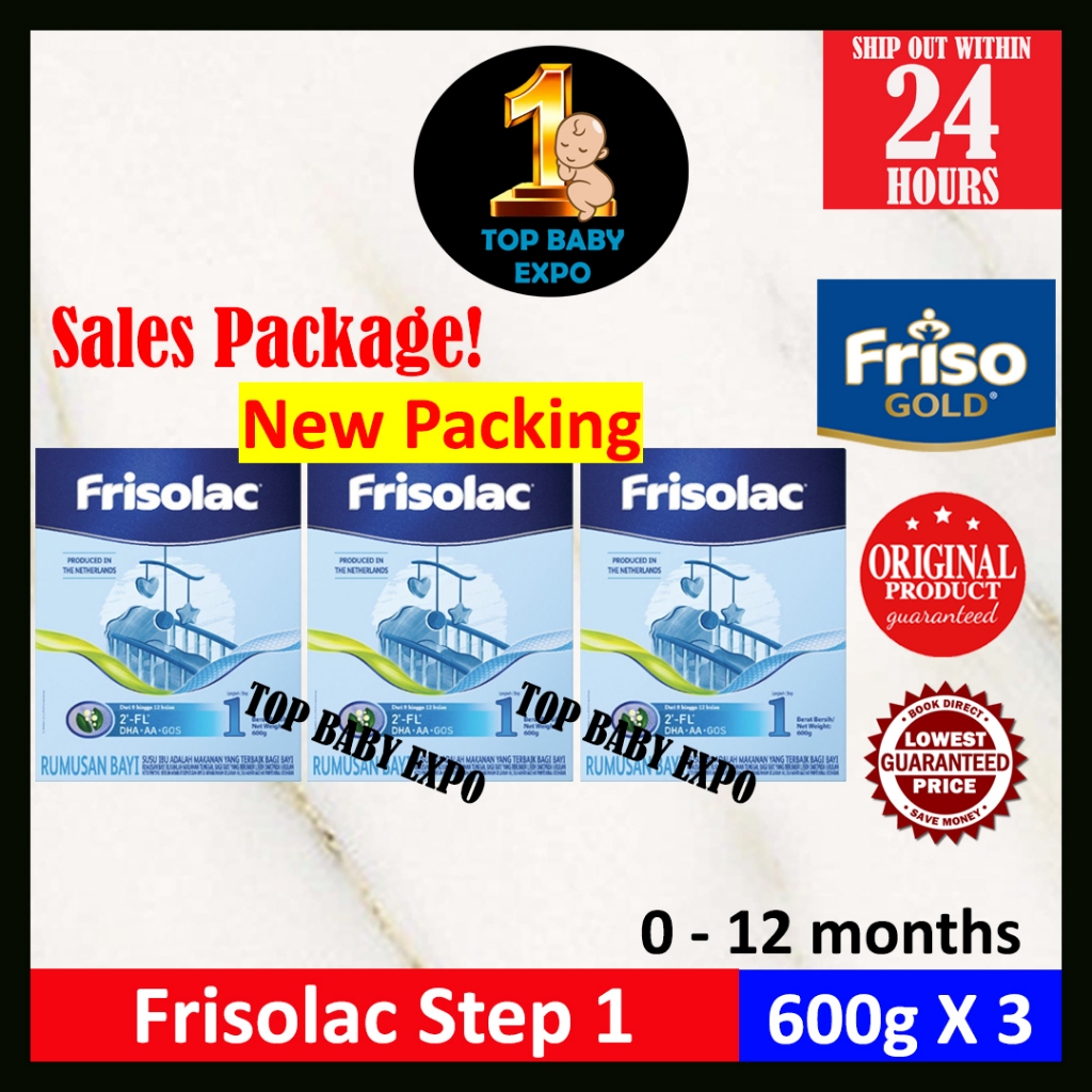 Frisolac Step 1 (600g X 3) Exp: 01/2027 (Newest Stock) | Shopee Malaysia