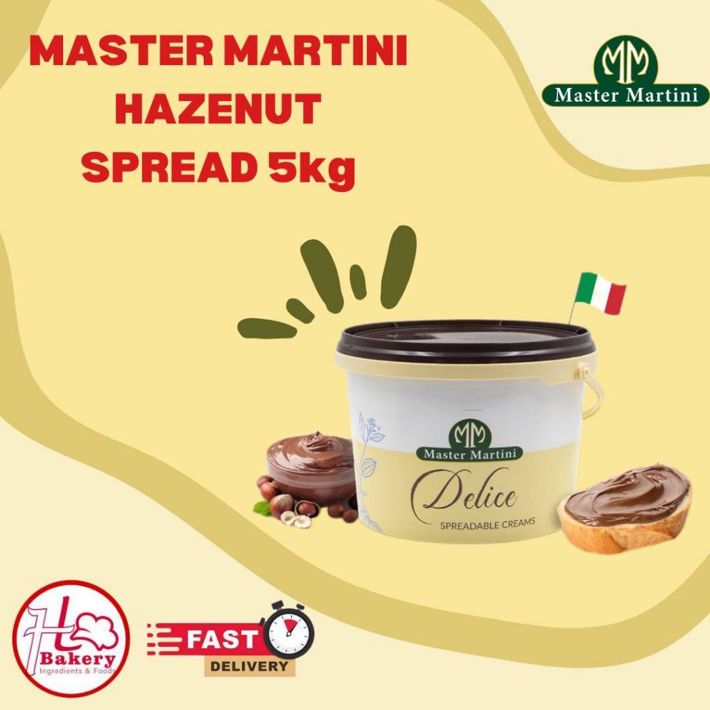 MASTER MARTINI DELICE SPREAD HAZELNUIT SPREAD 5KG | Shopee Malaysia