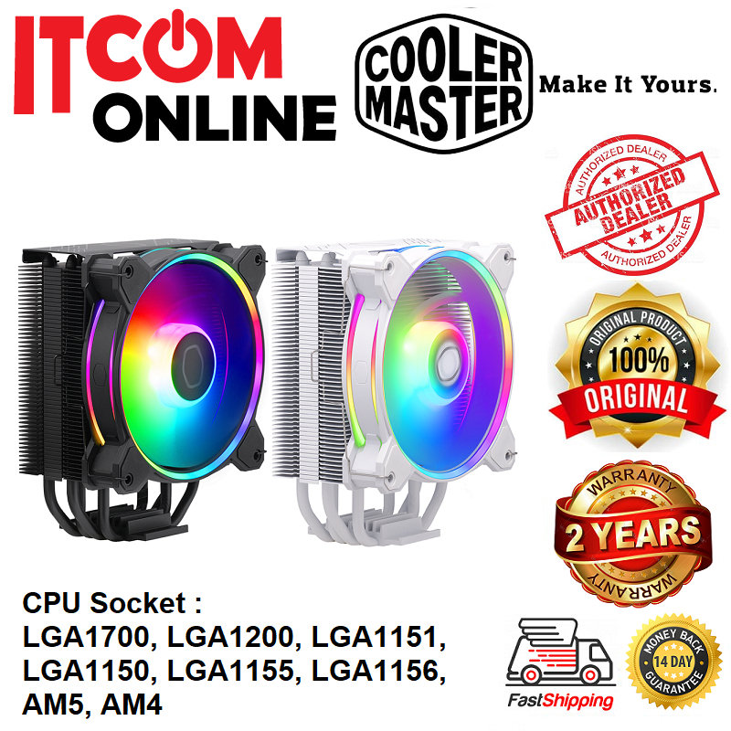 COOLER MASTER HYPER 212 HALO SF6 RYU COOLER CPU (RR-S4KK-20PA-R1/RR ...
