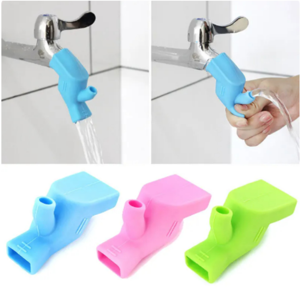 [ READY STOCK ] 1PCS Silicone Bathroom Sink Nozzle Faucet Extender ...