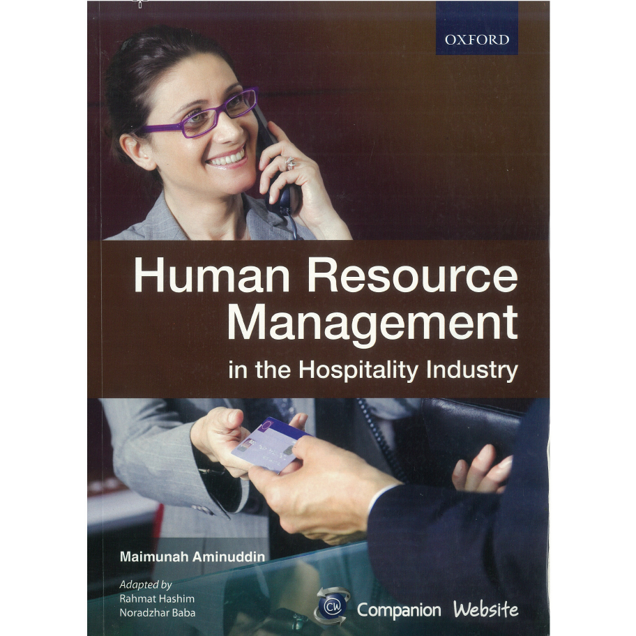 Human Resource Management In The Hospitality Industry (Colour Cover ...