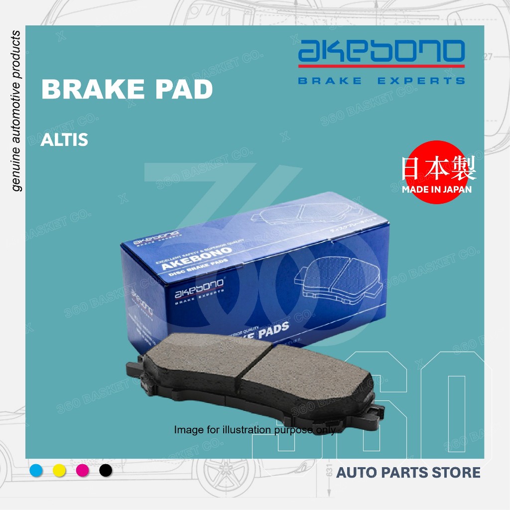 AKEBONO TOYOTA BRAKE PAD ALTIS (BREK PAD SET) | Shopee Malaysia
