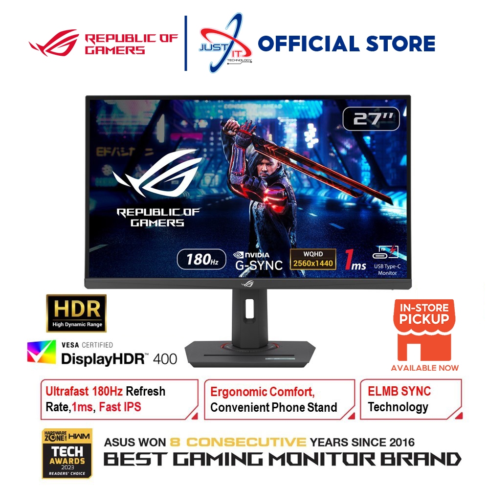 ASUS ROG STRIX XG27ACS / XG27ACS-W 27" GAMING MONITOR ( 27" FAST IPS ...