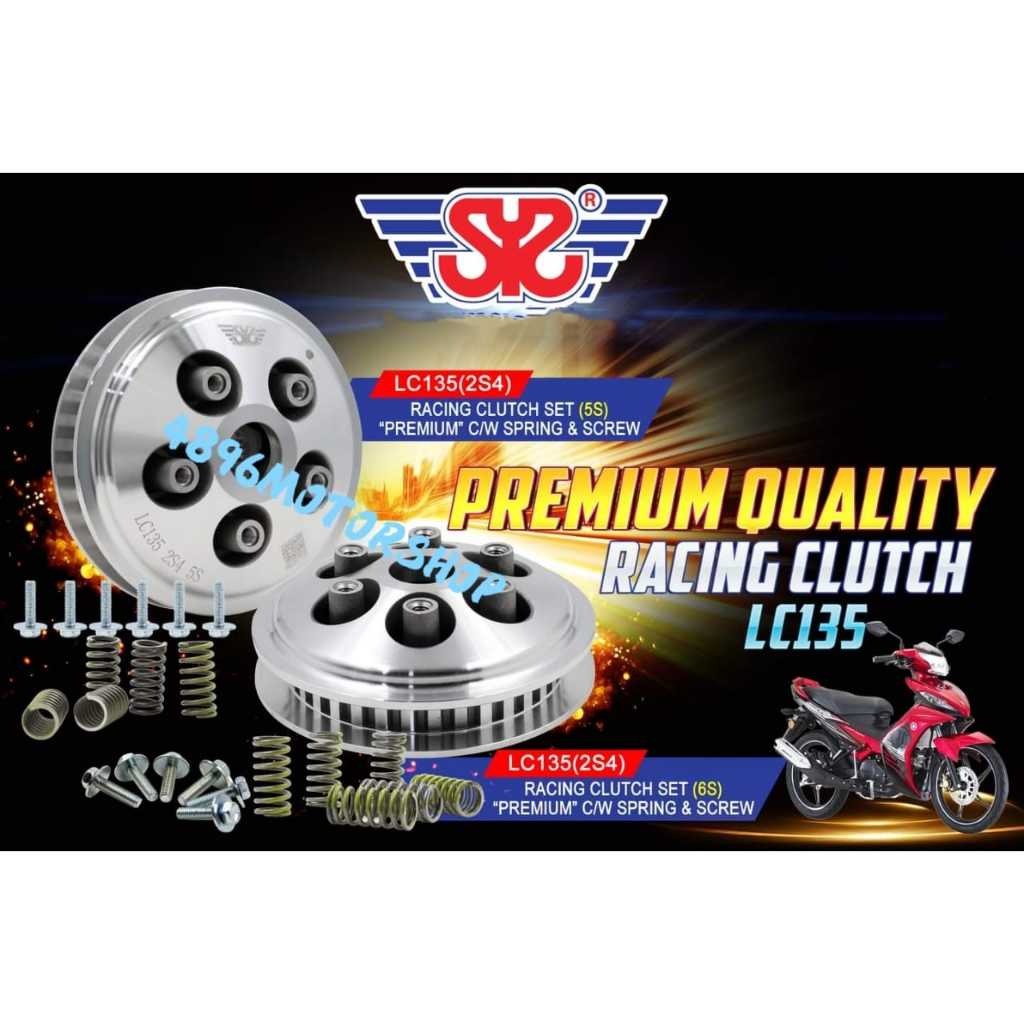 SYS RACING PREMIUM CASTING HYPER CLUTCH WITH 5 6 SPRING & 5 SCREW LC135 ...