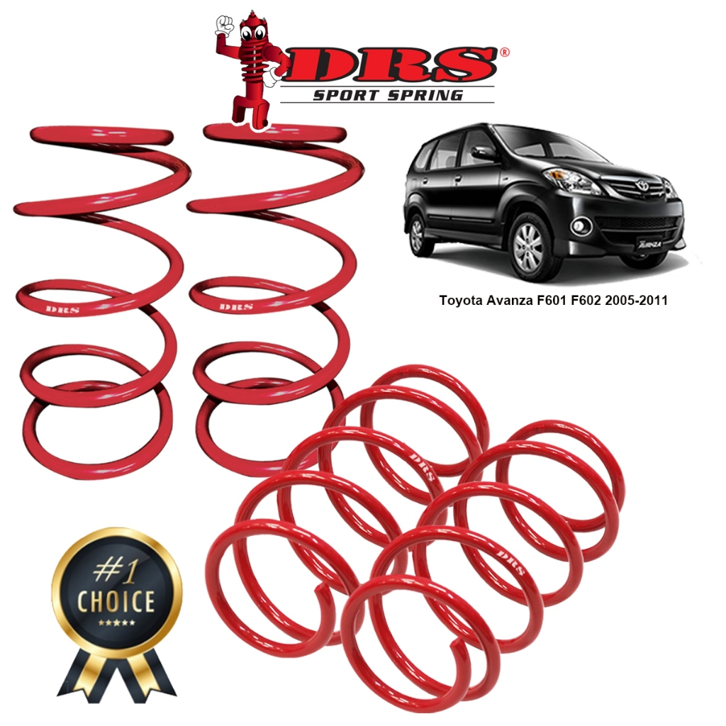 🔥DRS XP SERIES SPORT LOWER SPRING Toyota Avanza F601 F602 2005-2011 ...