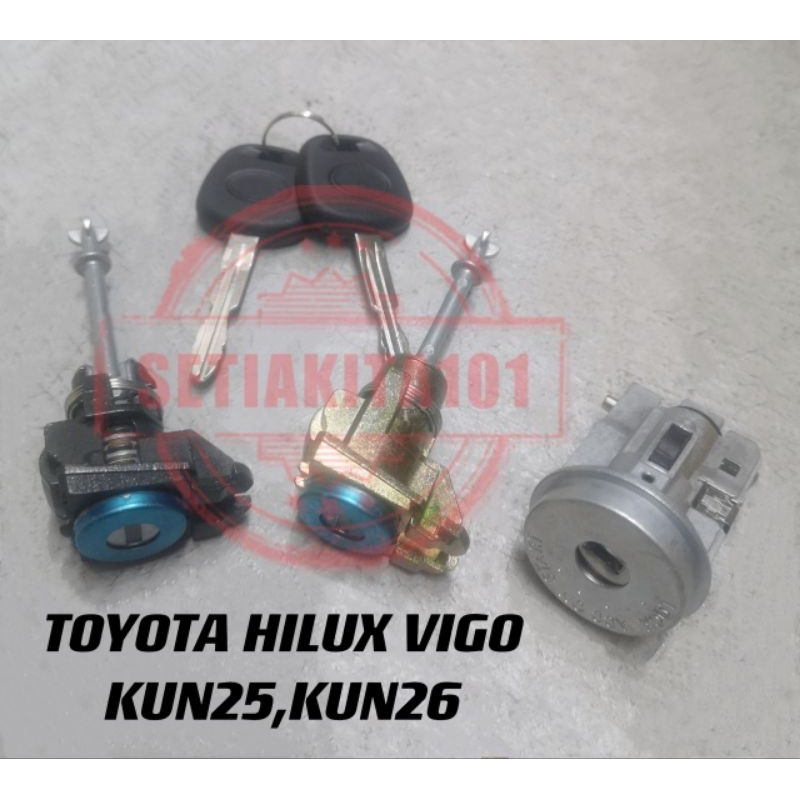 TOYOTA HILUX VIGO KUN25 KUN26 IGNITION KEY SWITCH SET/SUIS KUNCI KERETA ...