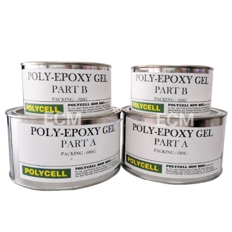 POLYCELL POLY EPOXY GEL EPOXY ADHESIVE (1KG SET) | Shopee Malaysia